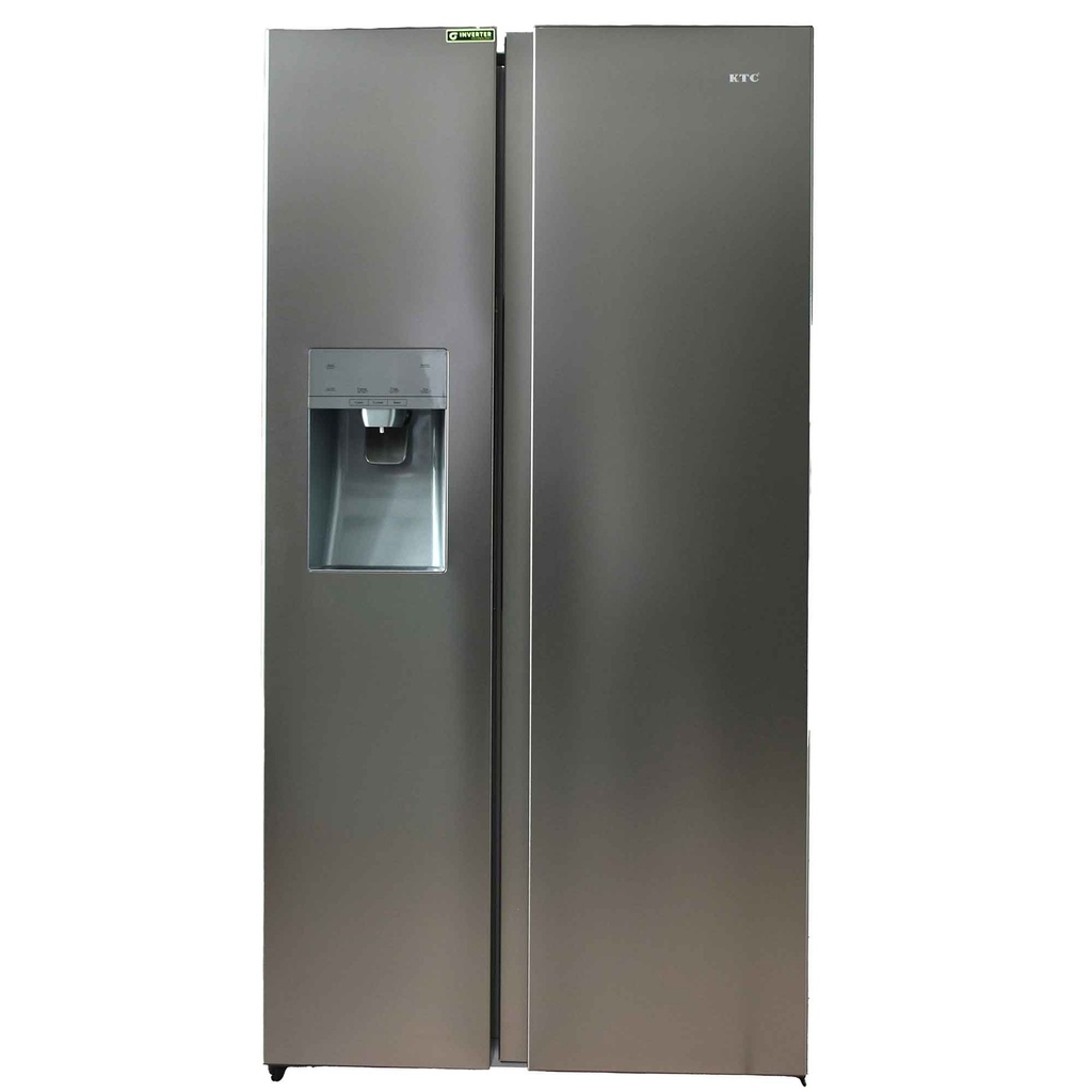 Nevera Ktc Side By Side Rc-70Ws 18.9Ft3 Con Dispensador De Agua Ice Maker