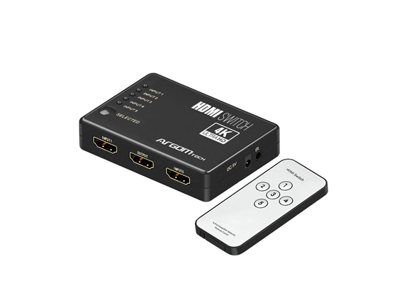 SPLITTER ARGOM 5 PORT 4K ULTRA HD/HDMI/PLUG-PLAY/FULL HD/3D (ARG-AV ...
