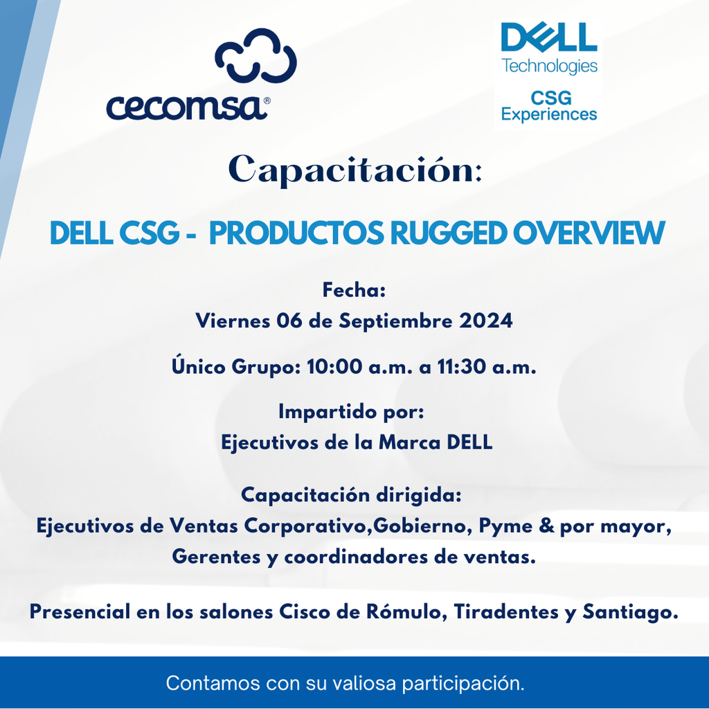 DELL CSG-PRODUCTOS RUGGED OVERVIEW | Cecomsa